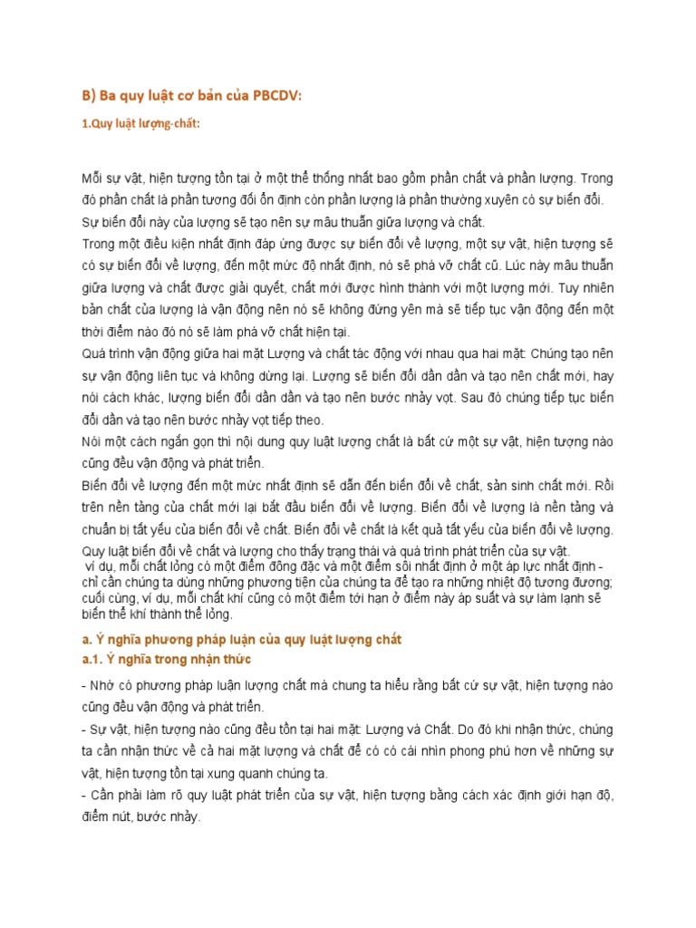 Ba Quy Luật Cơ Bản Của PBCDV | PDF