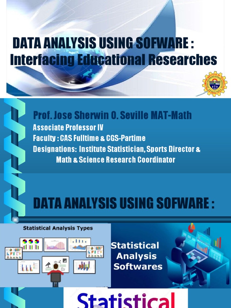 Data Analysis Using Software | PDF | Statistics | Microsoft Excel