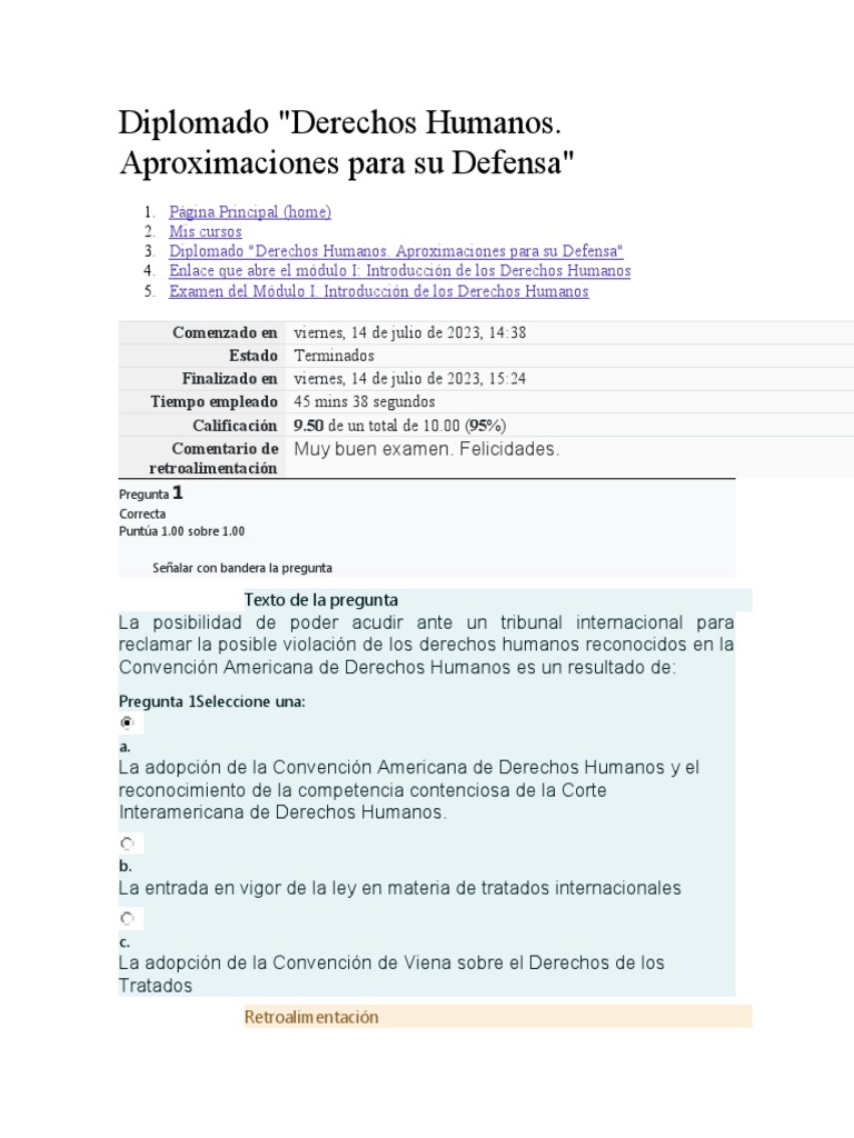 Diplomado Aproximaciones | PDF | Derechos humanos | Caso de ley