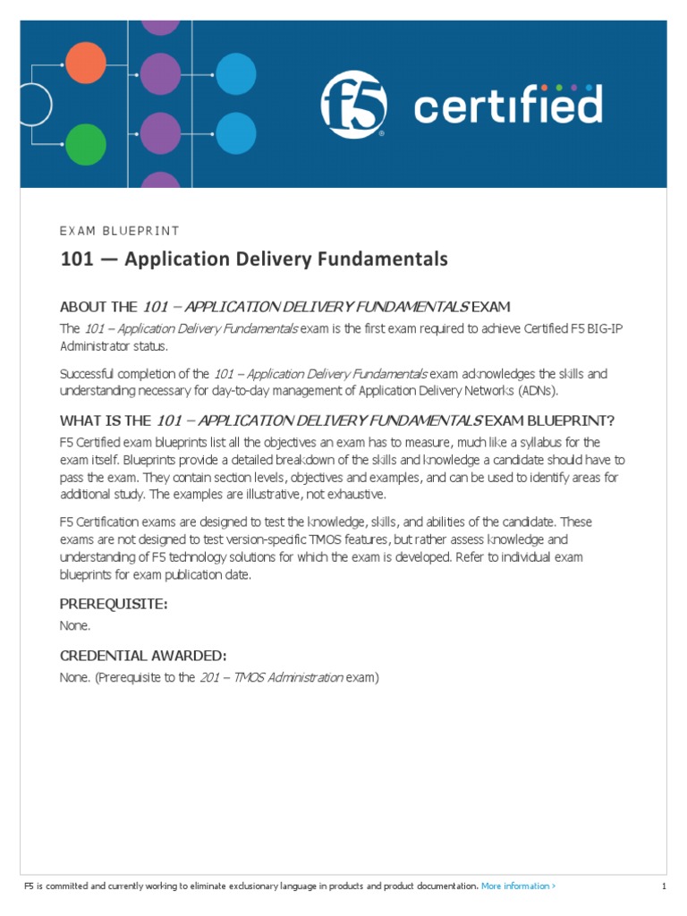 101 - Application Delivery Fundamentals | Download Free PDF | Ip Address | Computer Network