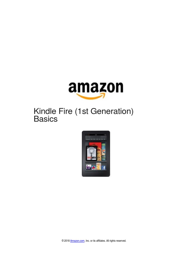 Kindle Fire 1st Generation Basics PDF | PDF | Amazon Kindle | Computer Engineering