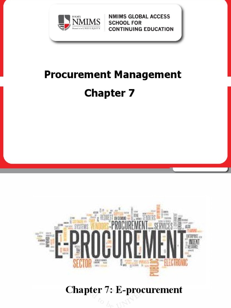 Chapter-7 e Procurment | PDF | Auction | Procurement