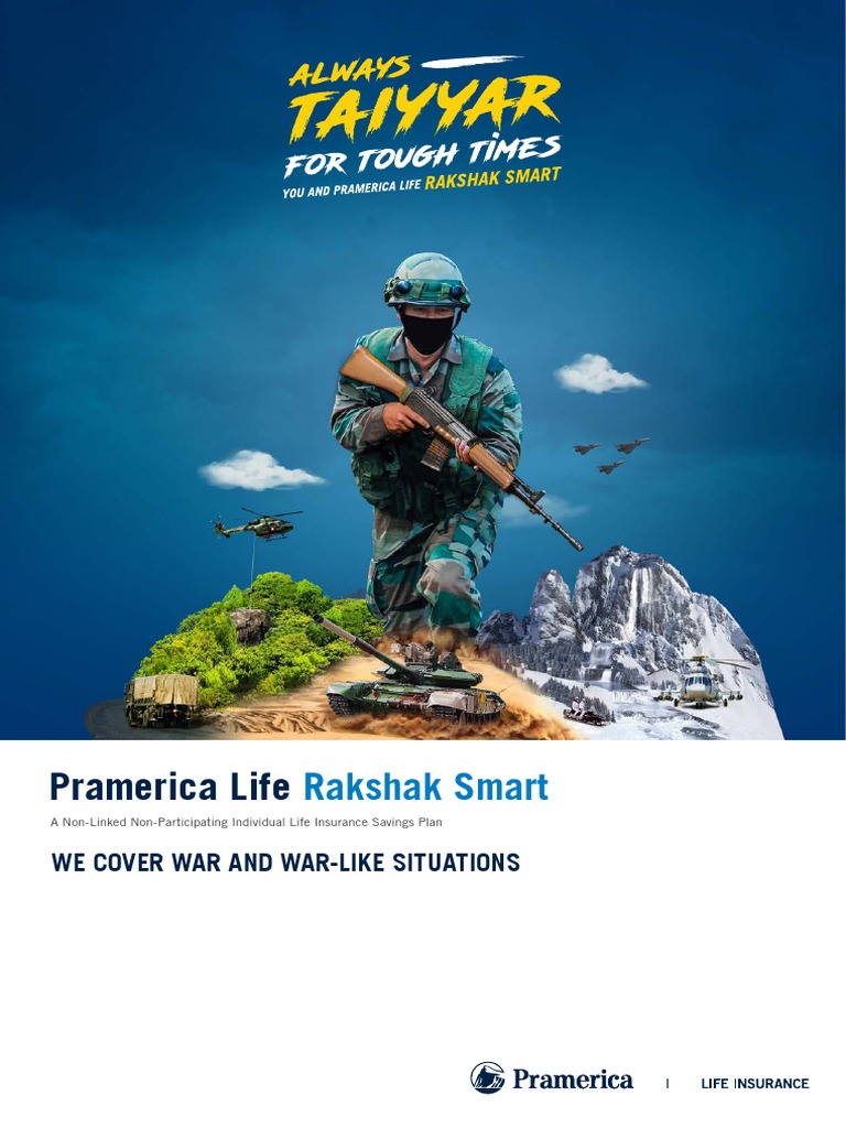 Pramerica Life Rakshak Smart | Download Free PDF | Insurance | Life Insurance