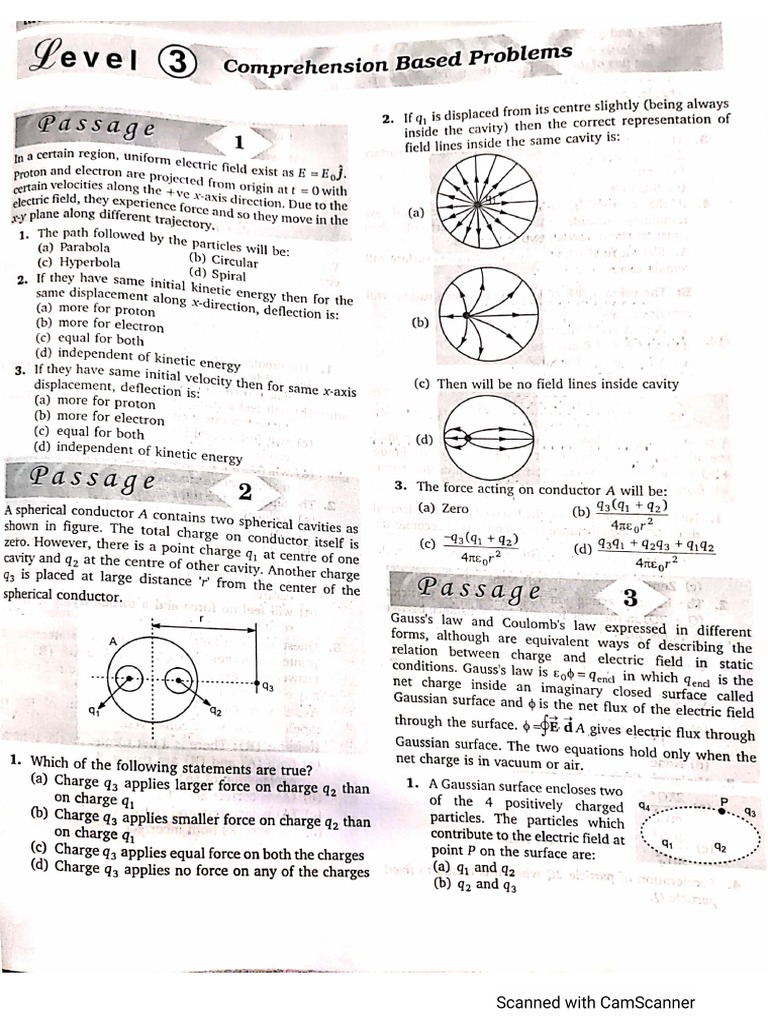 Electrostatics Assignment | PDF