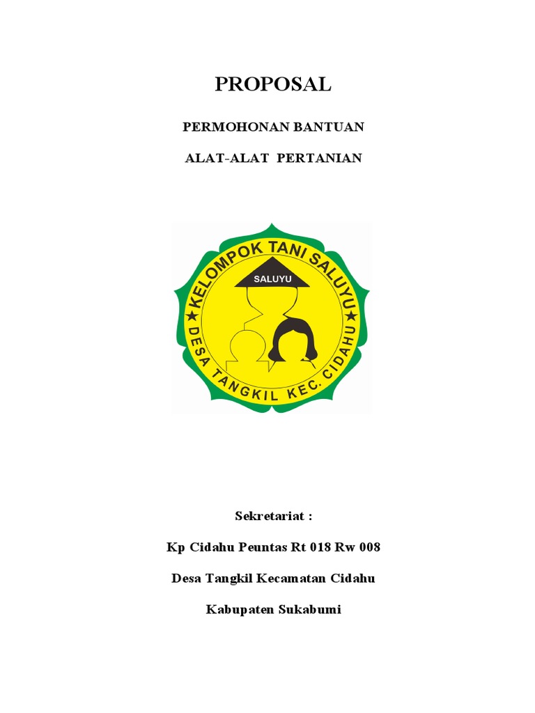 Proposal KT Saluyu | PDF | Griya & Taman