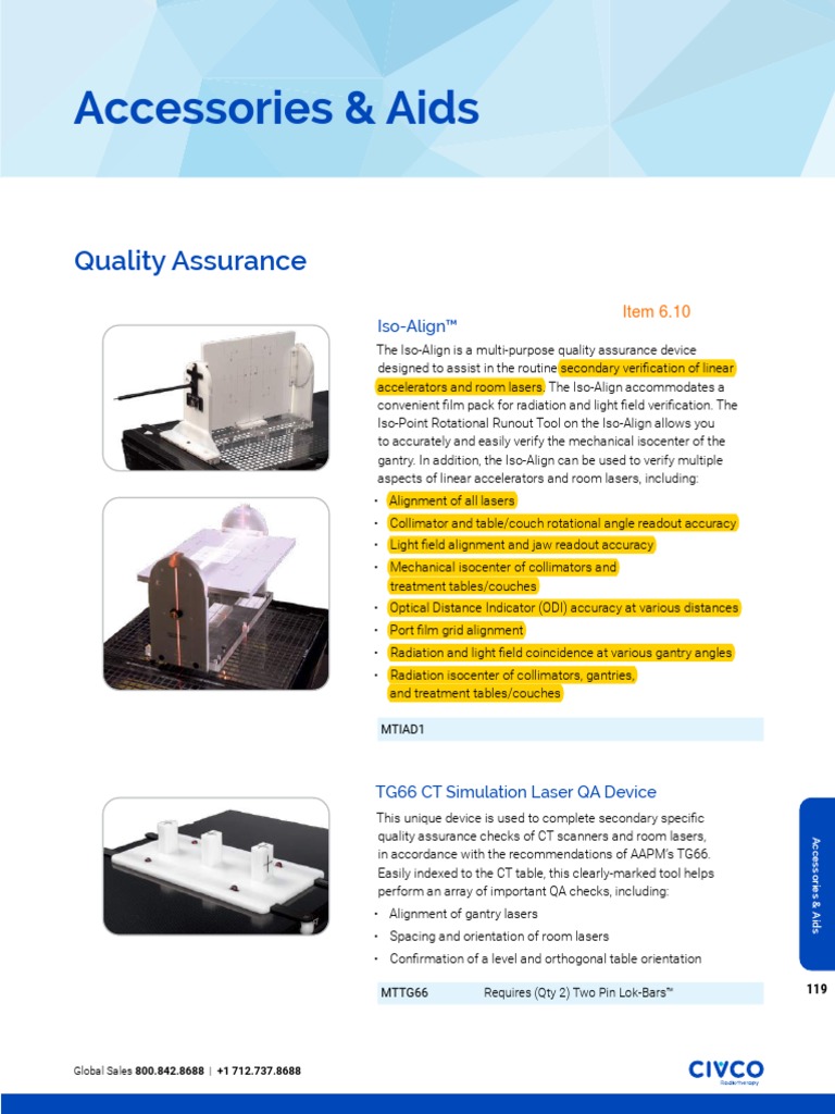 4.10 - Iso-Align Brochure | PDF | Radiation | Physical Sciences