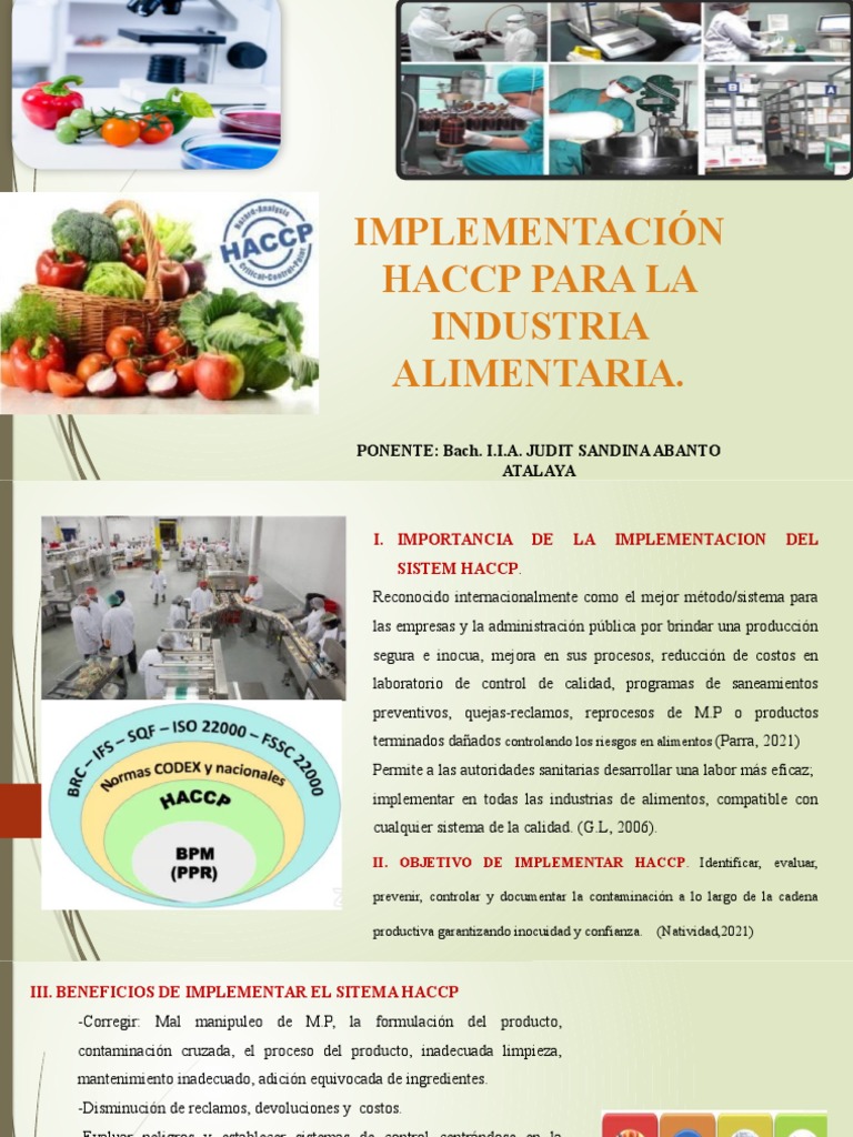 Implementacion Haccp en La Industria Alimentaria | PDF | Análisis de Riesgo y Puntos Críticos de ...