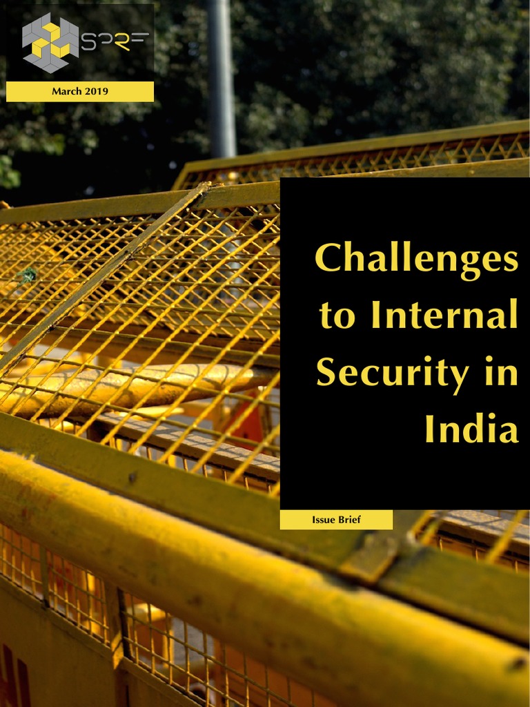 15.3.2019 - Challenges To Internal Security in Idnia | Download Free ...
