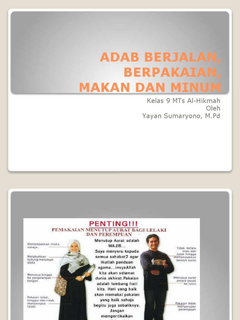 Adab Berjalan dalam Islam | PDF