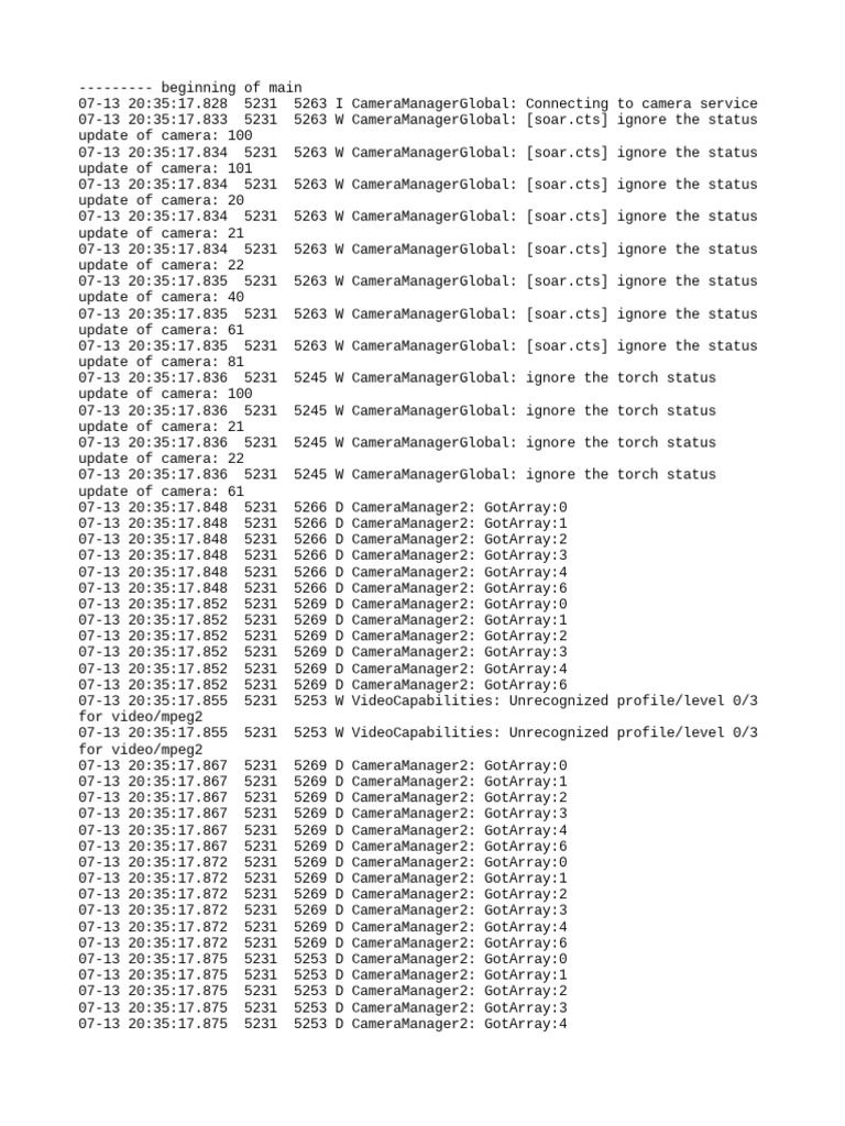 Logcat 1099 | PDF | Computing Platforms | Software