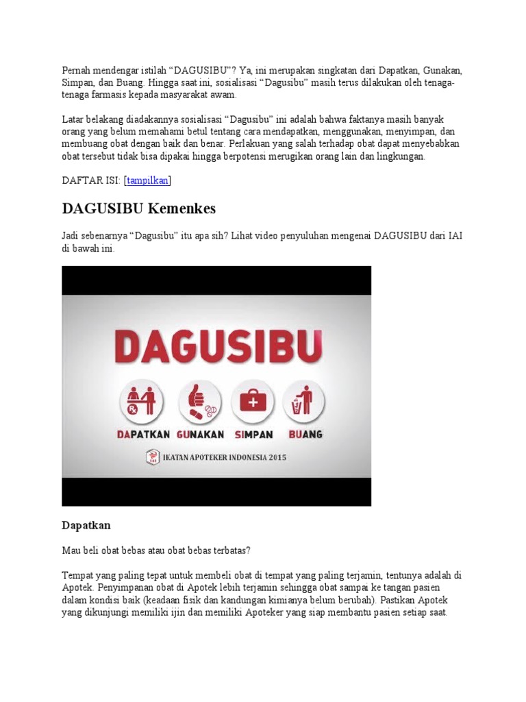 Dagusibu | PDF