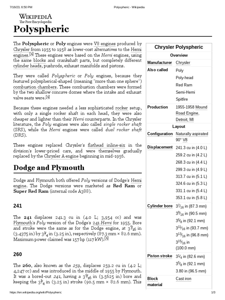 Polyspheric - Wikipedia | PDF | Vehicles | Vehicle Parts