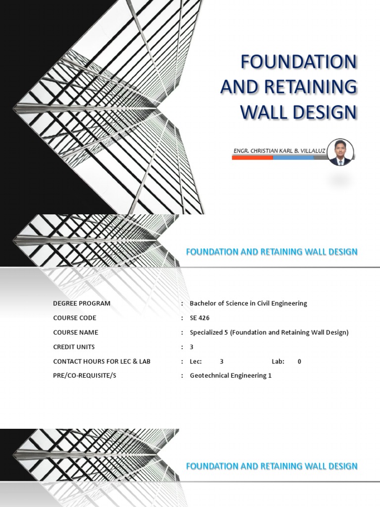 01 Introduction | PDF | Foundation (Engineering) | Deep Foundation