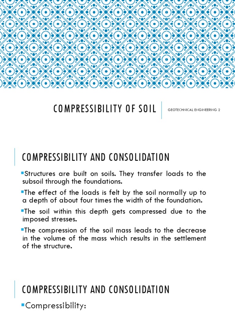 03 Compressibility of Soils | PDF | Deformation (Engineering) | Earth ...