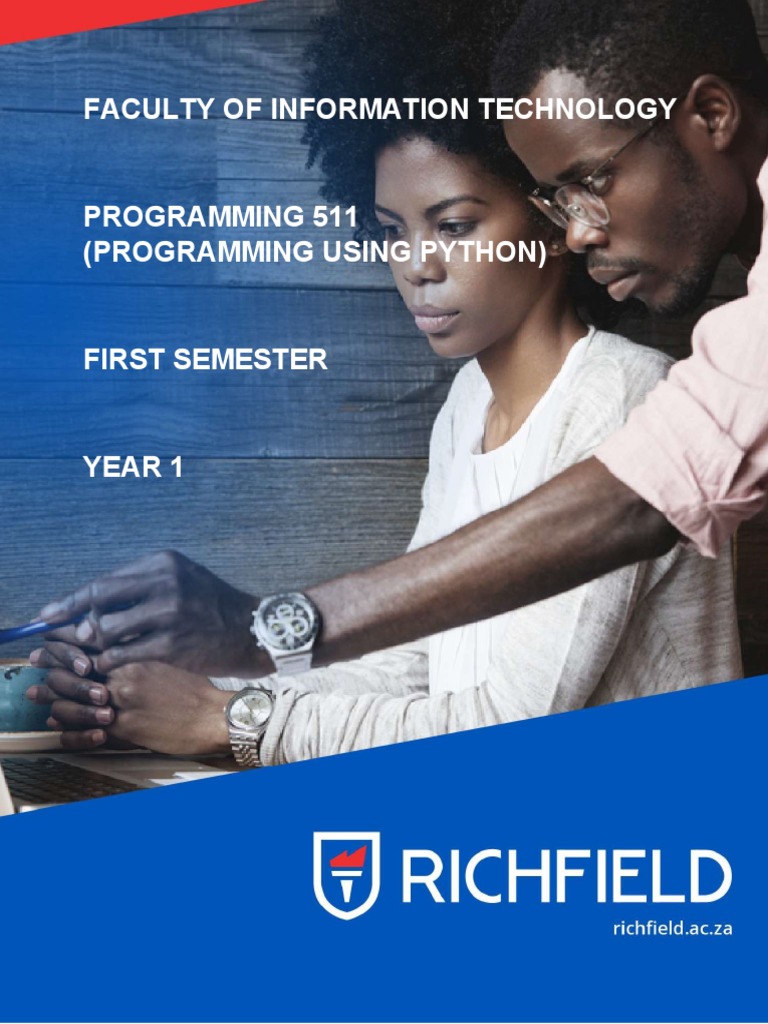 Programming 511 Study Guide (Python) | PDF | Programming | Computer Program