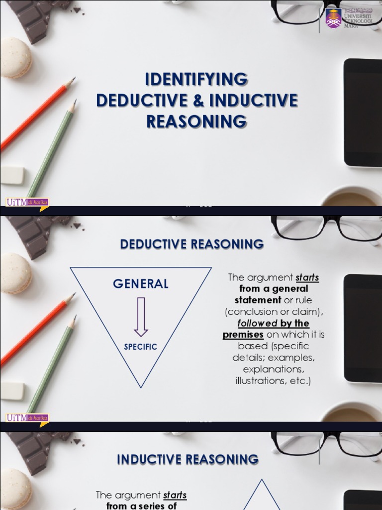 Chapter 5 - Deductive Inductive Reasonings | PDF | Argument | Deductive Reasoning