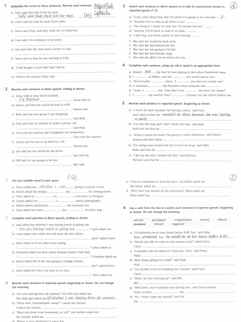 4ME1 4MM2 Recupero Inglese | PDF