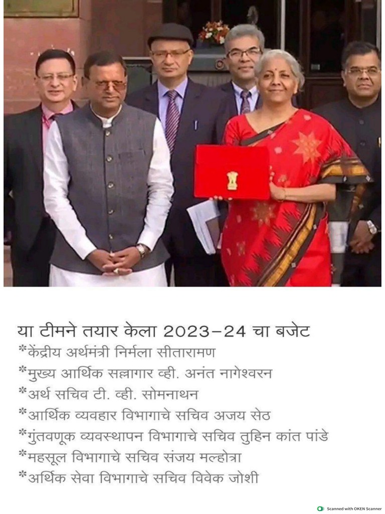 भारताचा अर्थसंकल्प 2023 24 @officer club | PDF