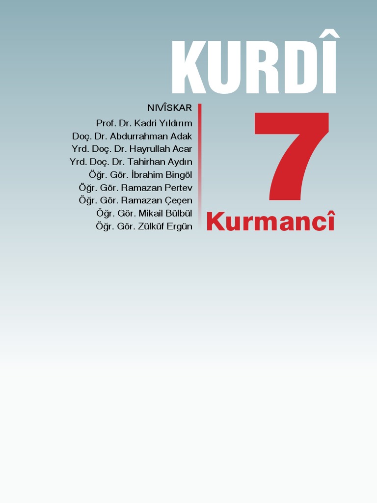 Kurtce Kurdi 7 | PDF