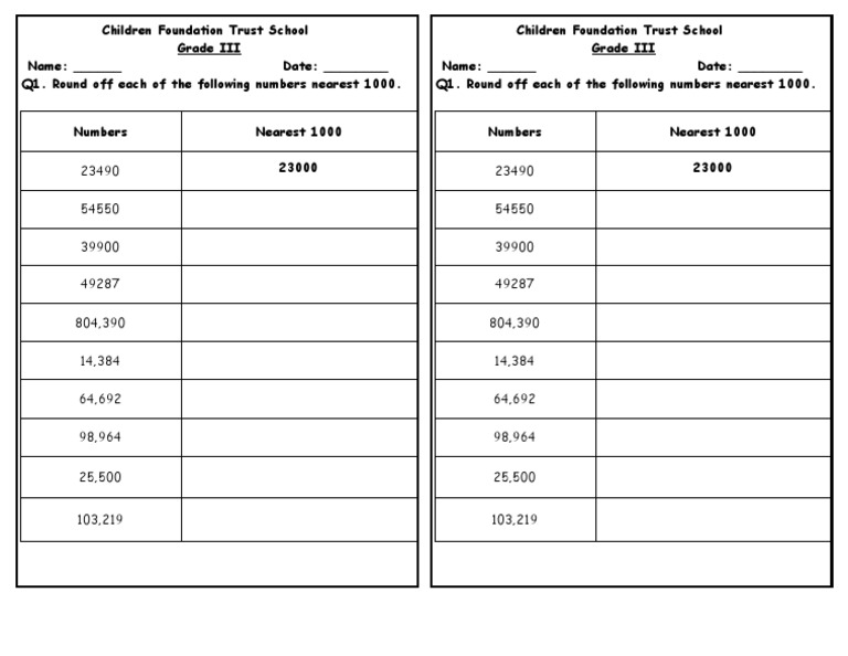 nearest-10-class-5-pdf