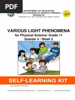 Examples of Various Light Phenomena | PDF | Sunset | Scattering