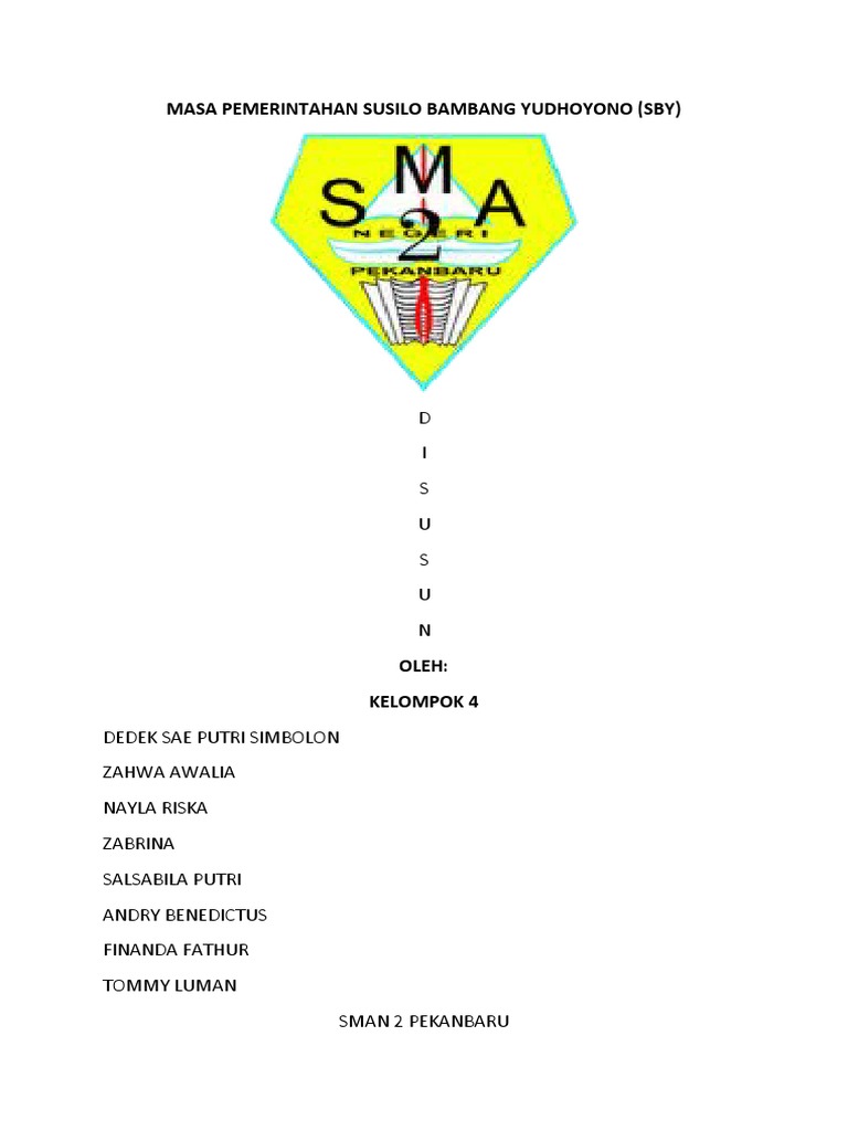 Masa Pemerintahan Susilo Bambang Yudhoyono | PDF