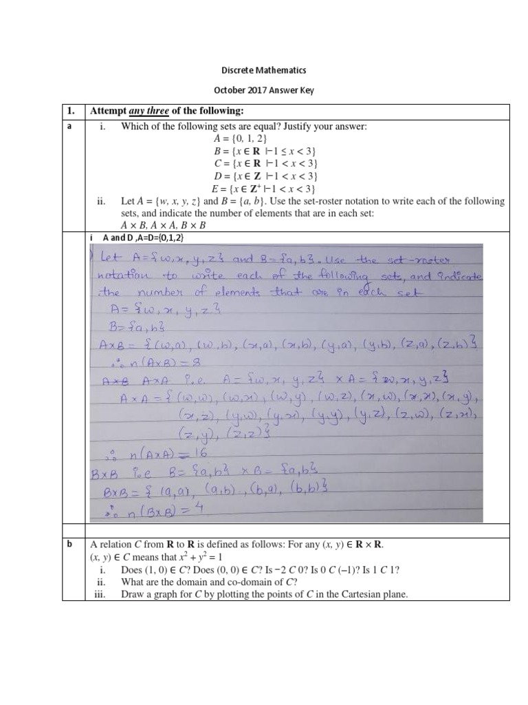 Discrete Math | PDF | Numbers | Real Number Discrete Math | PDF | Numbers | Real Number