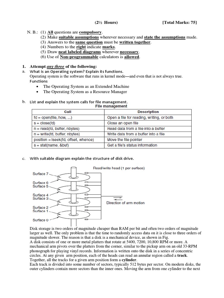 Operating System | PDF | Booting | Process (Computing)