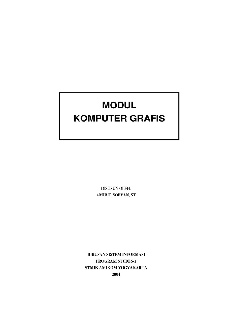 Modul Komputer Grafis Disusun Oleh | PDF
