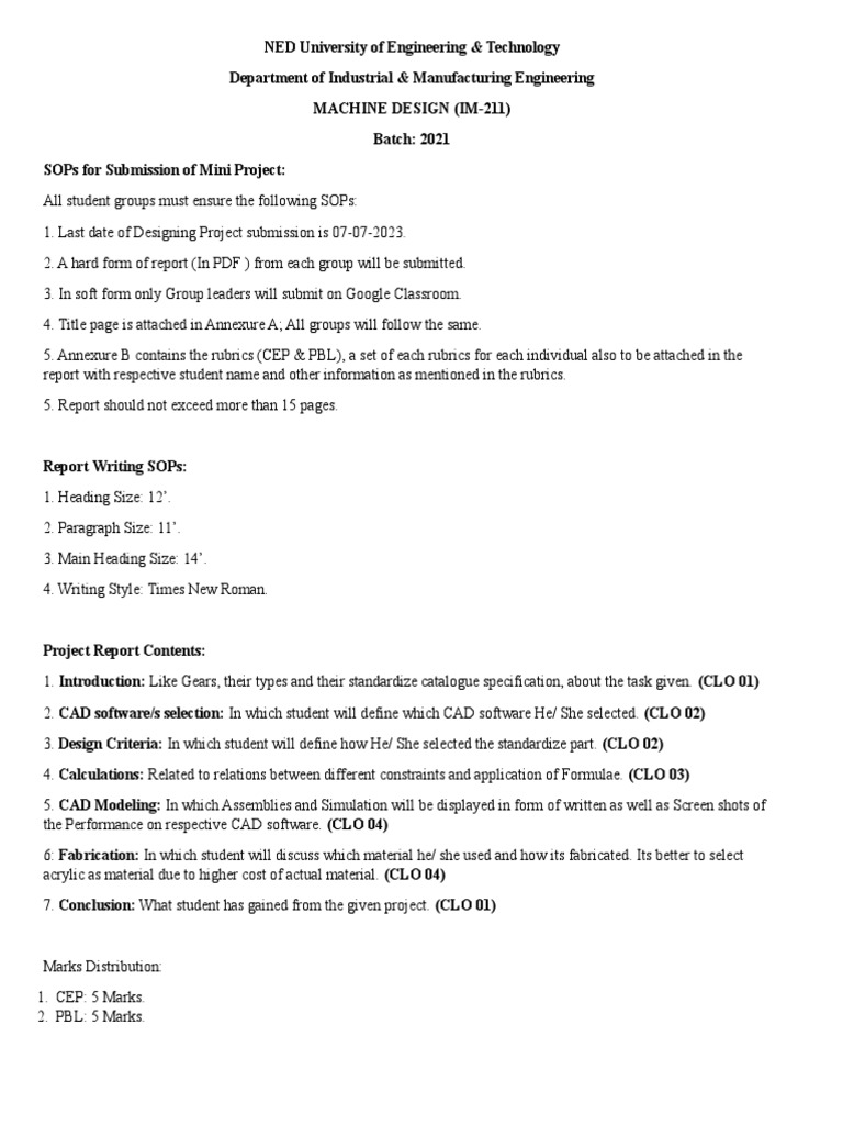 AIMON RAUF - Project SOPs | PDF | Computer Aided Design | Engineering