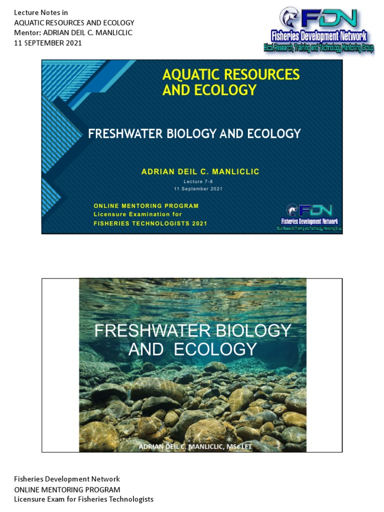 Fisheries Tech Exam Prep Notes | PDF | Lake | Applied And ...