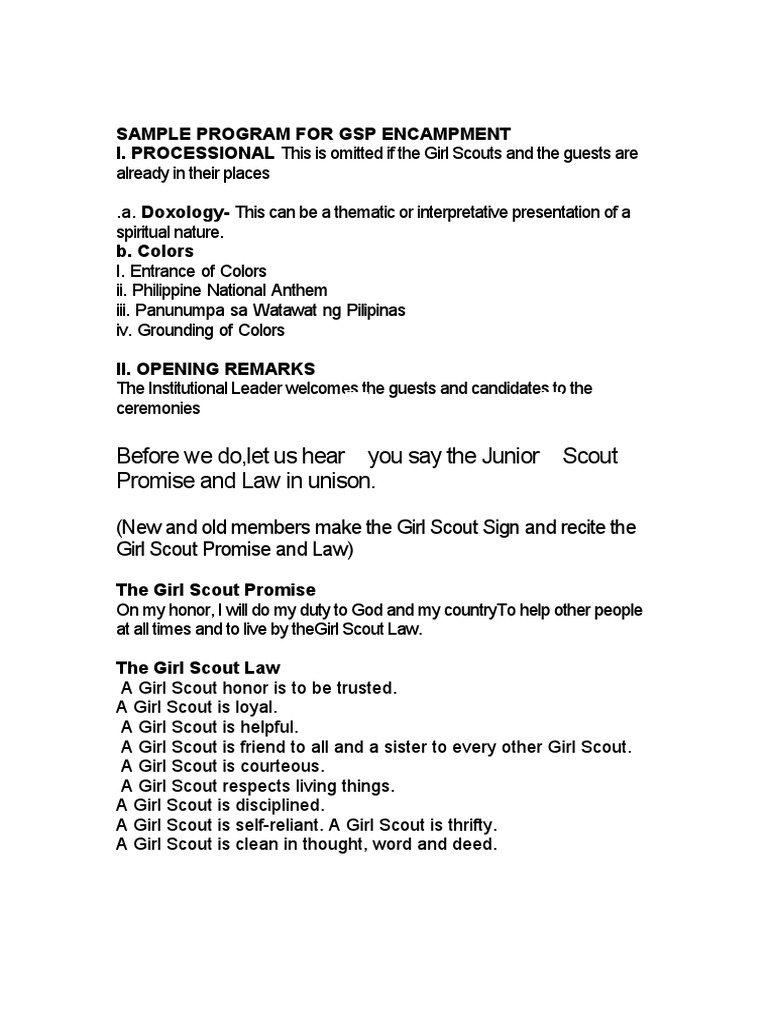 SAMPLE PROGRAM | PDF