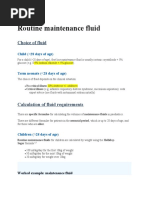 Daily Fluid Balance Chart for Children | PDF | Intravenous Therapy ...