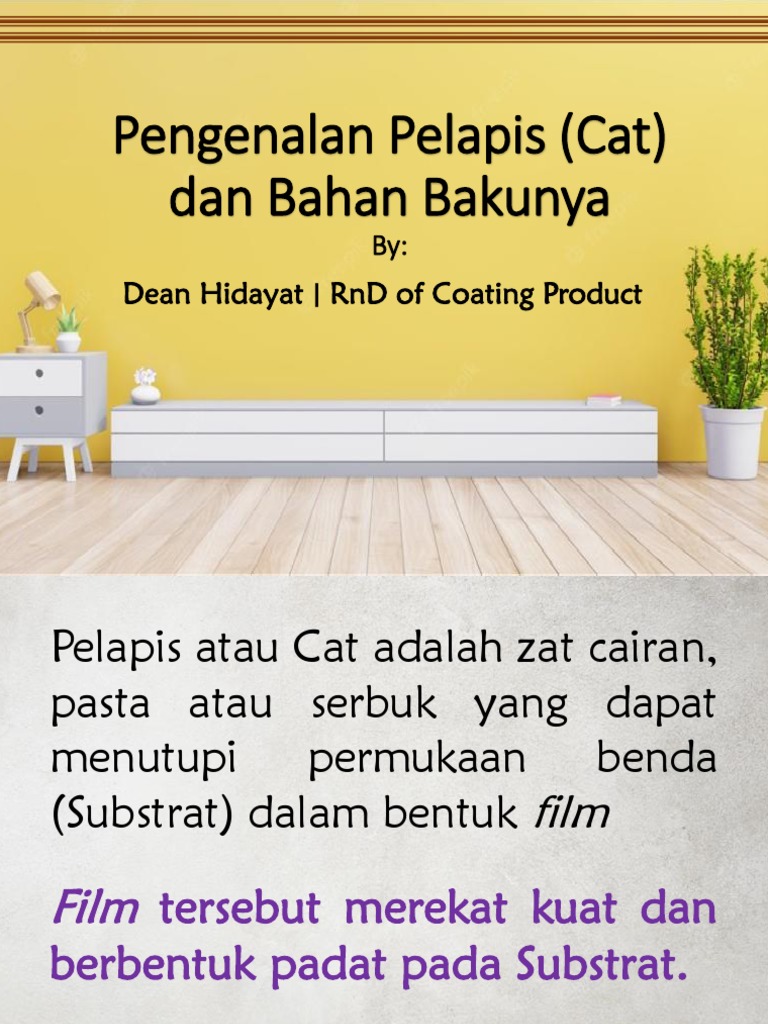 Pengenalan Bahan Baku Cat | PDF