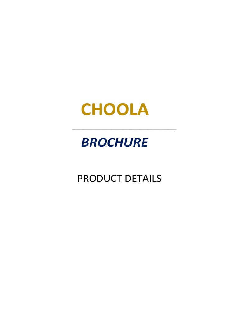 Updated Choola Brochure | PDF
