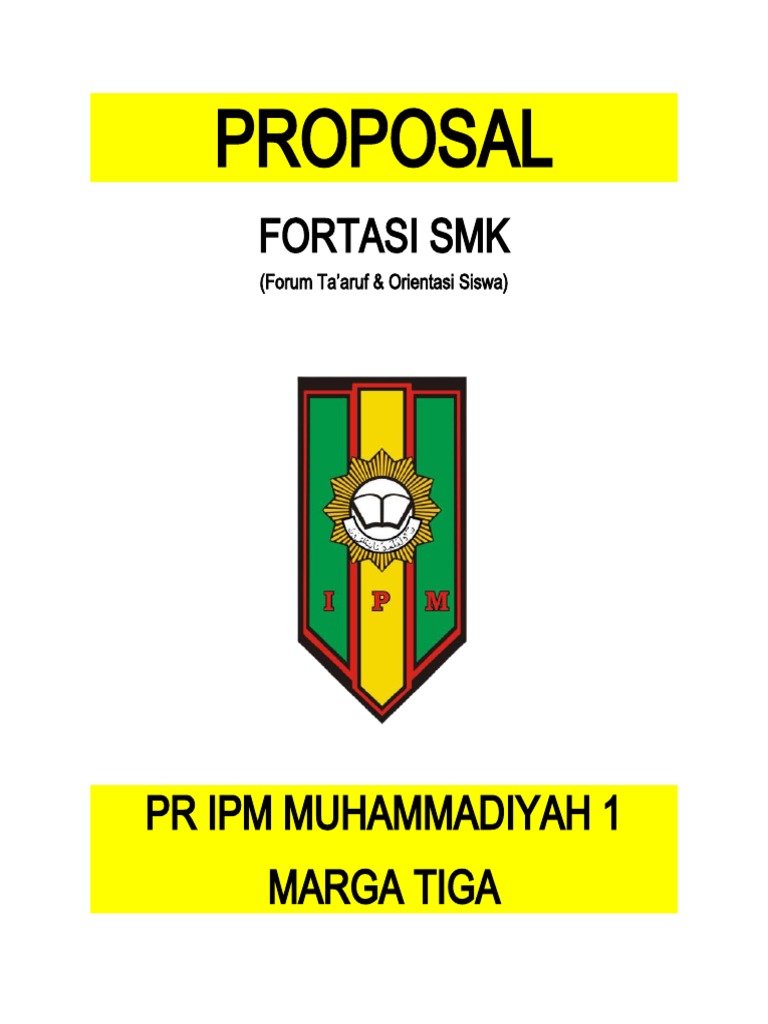 Proposal Fortasi SMK 2023 | PDF