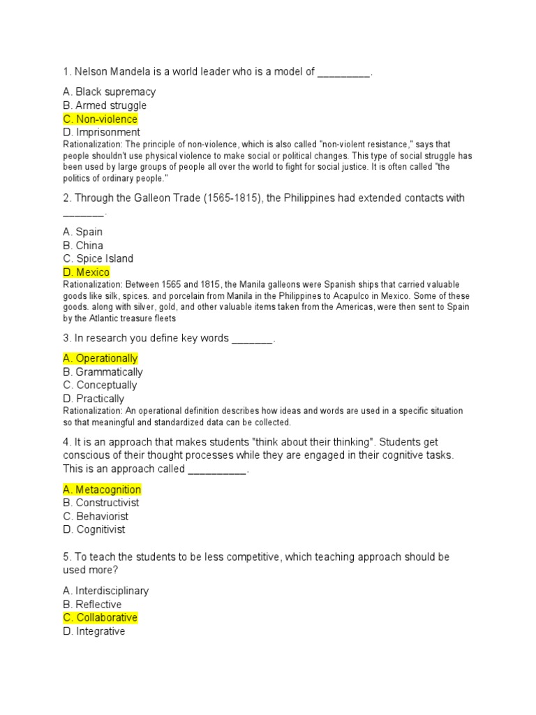 Social Studies Questions Part 1 | PDF | Layoff | Empiricism