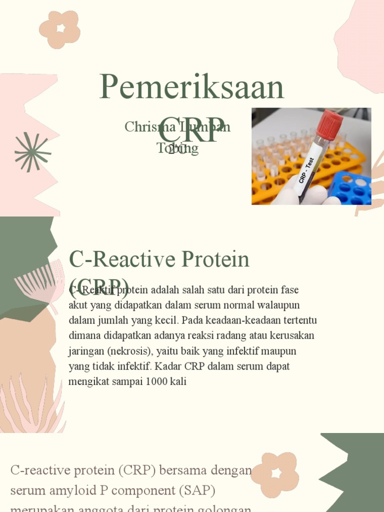 Chrisma Lumban Tobing 2C - Pemeriksaan CRP | PDF