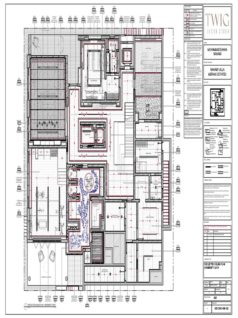 Basement Reflected Ceiling Plan | PDF | Lighting | Electrical Engineering