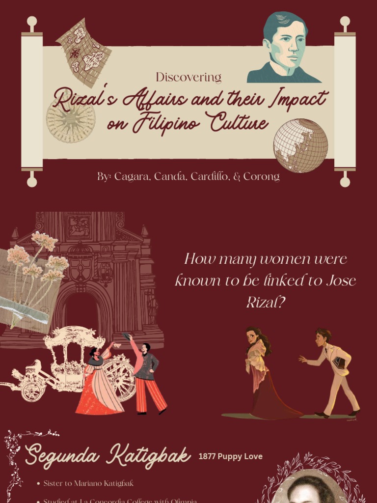 Rizal's Affair PPT - Compressed | PDF