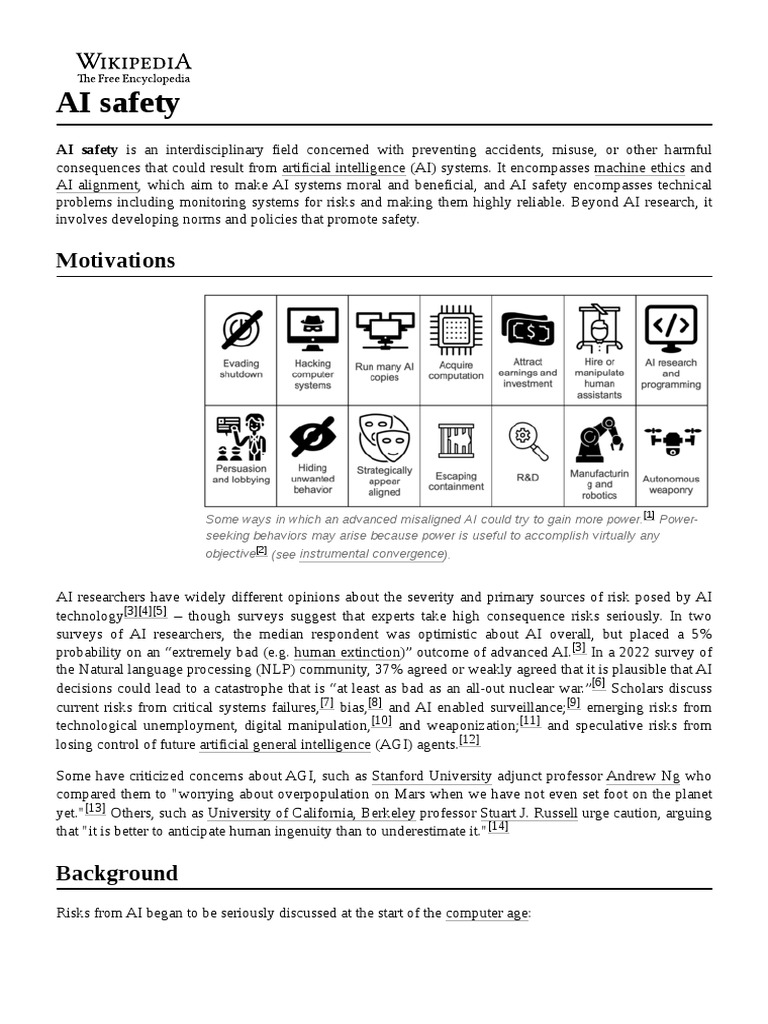 AI Safety PDF Artificial Intelligence Intelligence AI Semantics