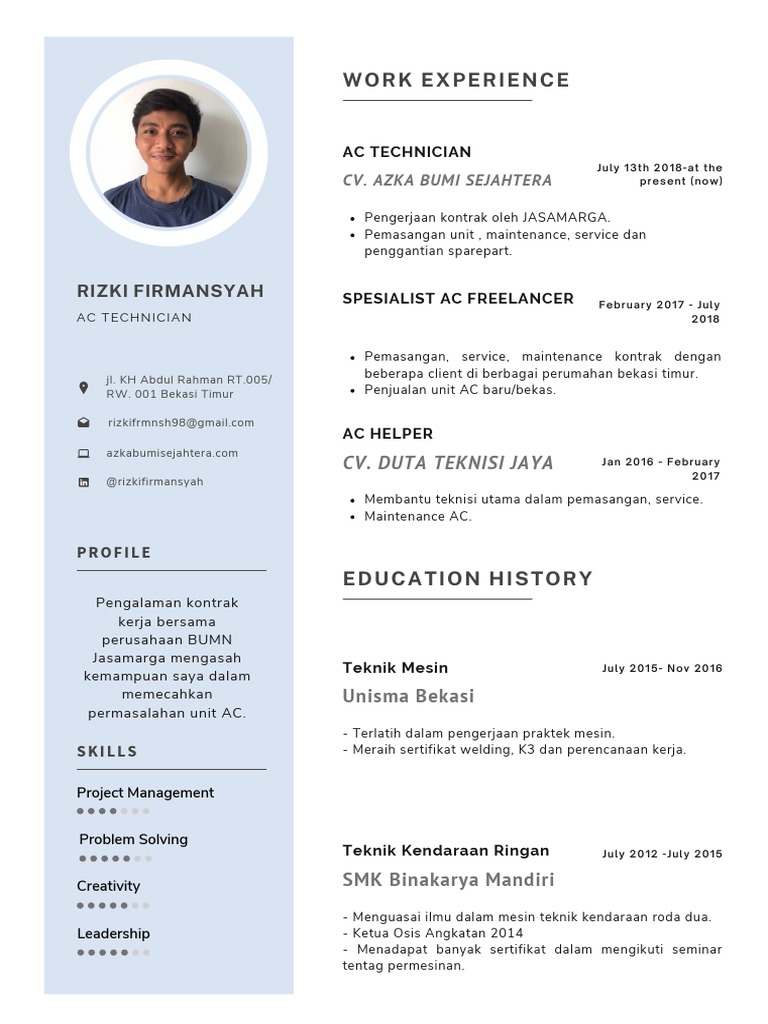 CV Rizki Firmansyah | PDF