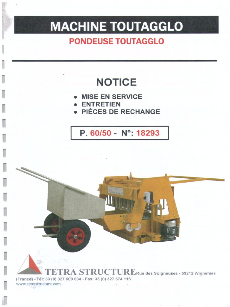 Pondeuse Toutagglo | PDF