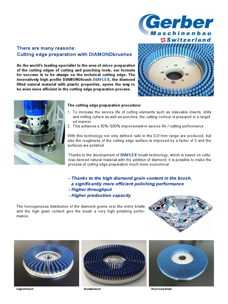 Cutting Edge Preparation Pdf Diamond Industrial Processes