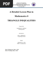 Exterior Angle Inequality Theorem - Lesson Plan | PDF | Angle | Triangle