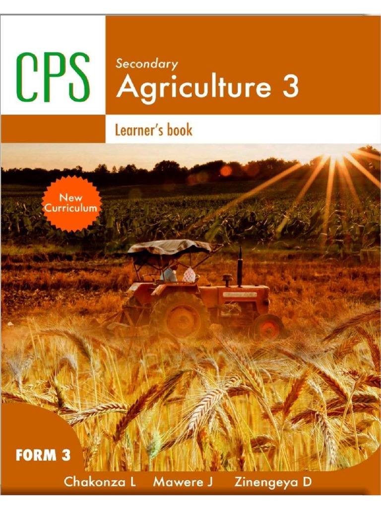 'O' Level Agriculture CPS Book 3 (New Curriculum) - 3-1-1-1-1 | PDF