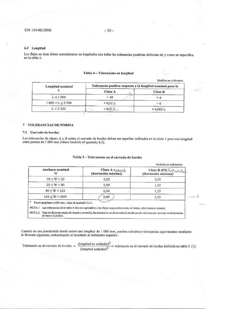 Standard For Camber | PDF