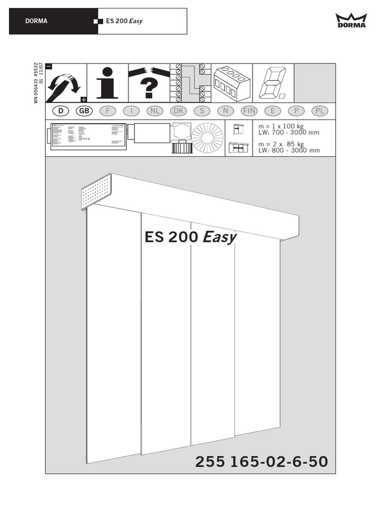 ES200 Easy - Installation Manual | PDF