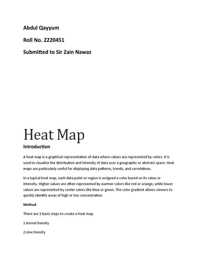 Heat Map Global Warming