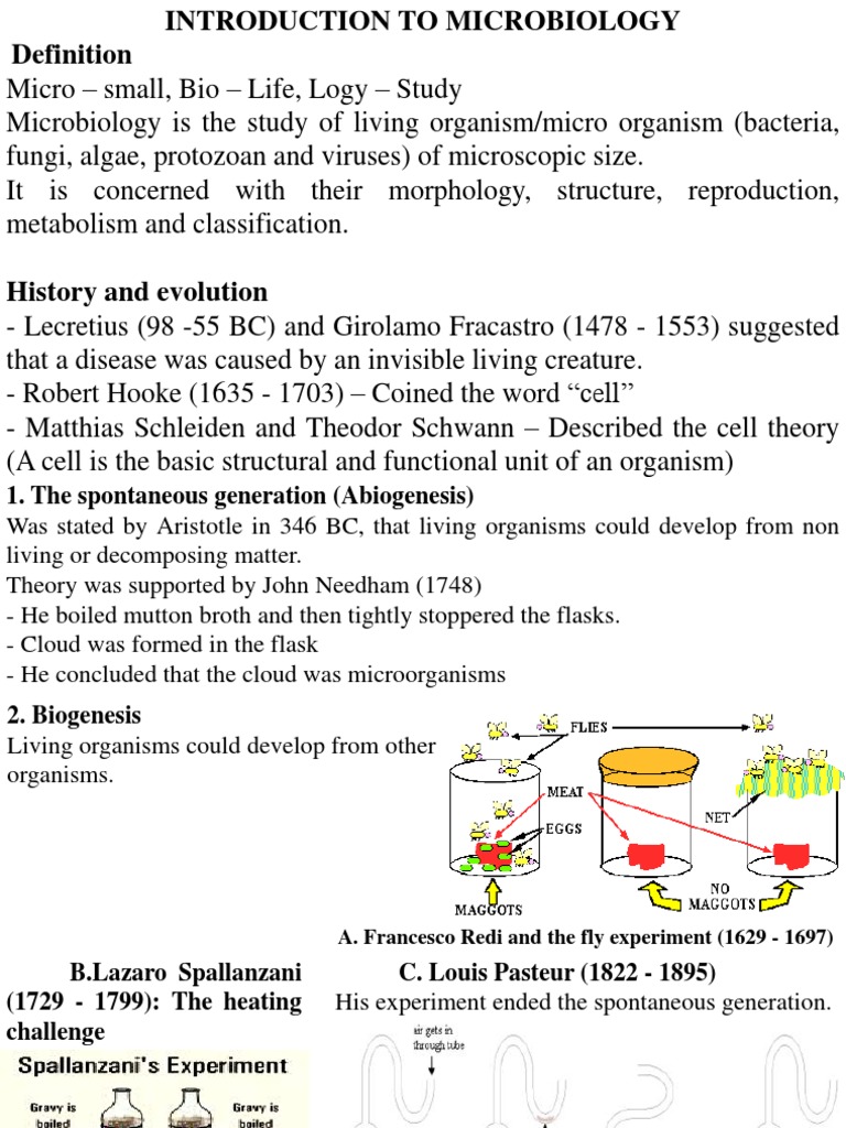 Introduction To Microbiology | PDF | Microorganism | Microbiology Introduction To Microbiology | PDF | Microorganism | Microbiology